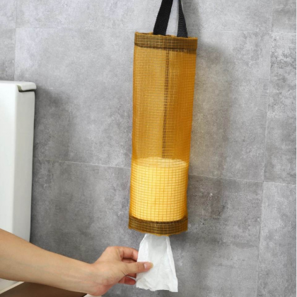 Grocery Bag Holder Wall Mount Plastic Bag Holder Dispenser Hanging ...