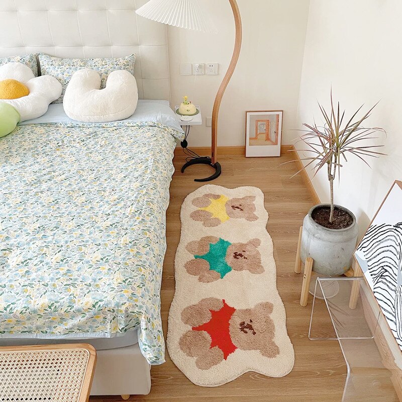Ins Bear Carpet Anti-slip Rug For Bedroom on Luulla