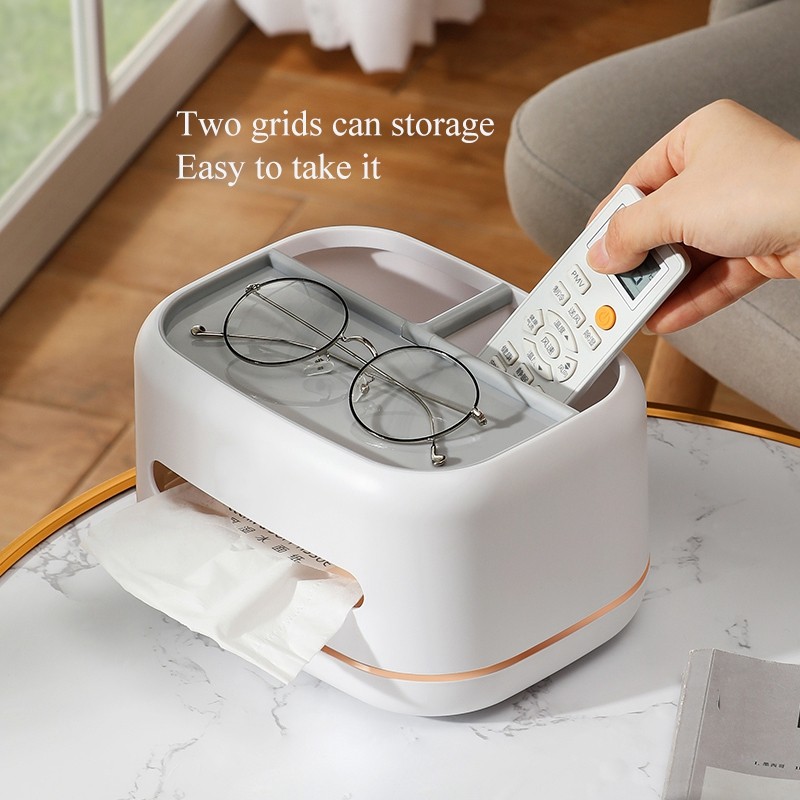 Desktop Tissue Box Removable Tissue Boxes Handkerchief Case Paper ...
