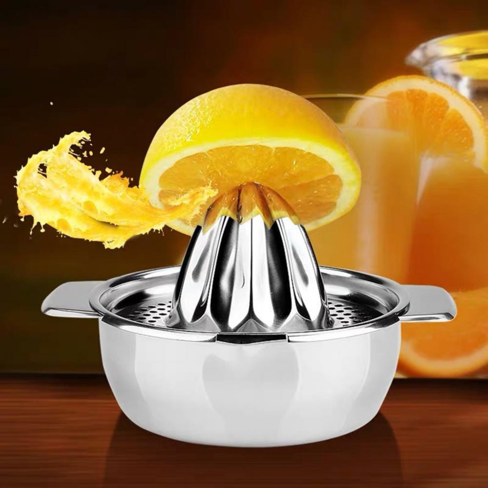 1 Set Manual Juicer Great Hand Press Orange Juicer Stainless Steel ...