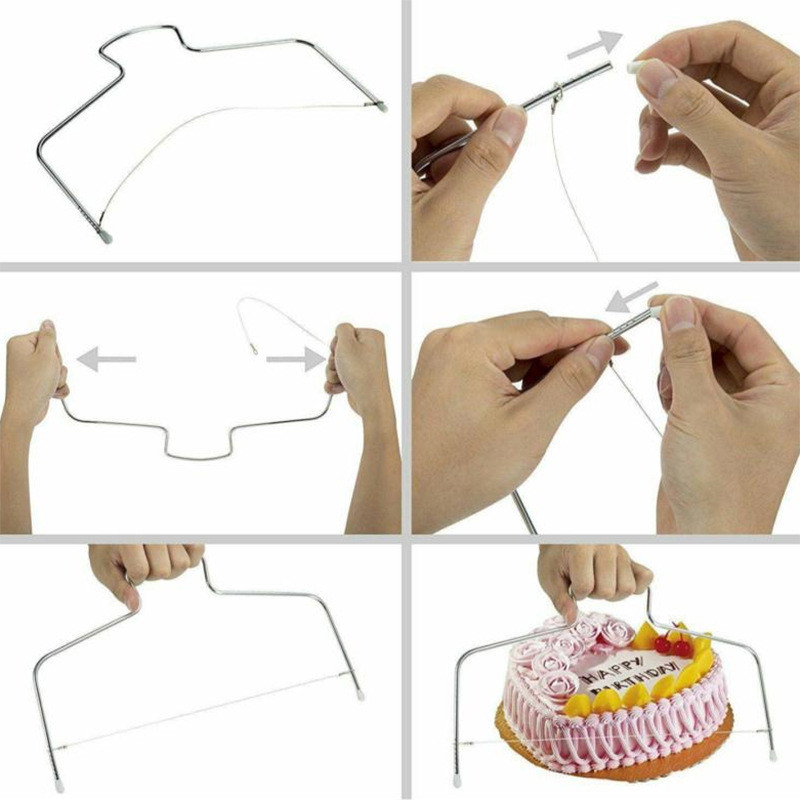 Single/double Line Cake Cutter Slicer Stainless Steel on Luulla