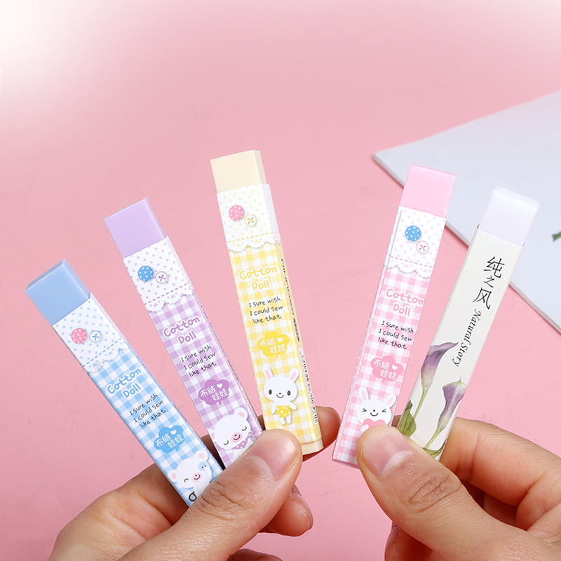 1pcs Long Strip Eraser Kawaii Stationery Eraser on Luulla