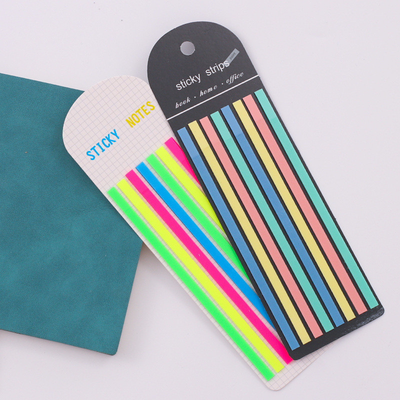 160pcs/set Color Stickers Transparent Fluorescent Index Tabs Flags ...