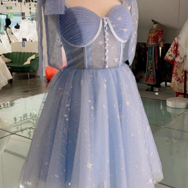 White Lace Applique Short Prom Dresses Homecoming Dresses on Luulla