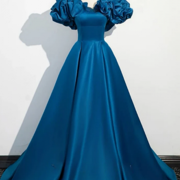 Dubai Luxury Royal Blue Sequined Women Evening Dresses Cut Out Mermaid ...