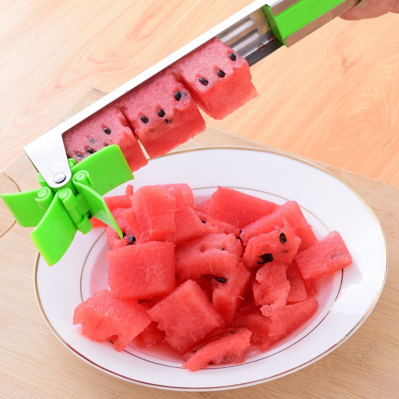 Stainless Steel Watermelon Cutter Windmill Shape Design Slicer Cutter ...