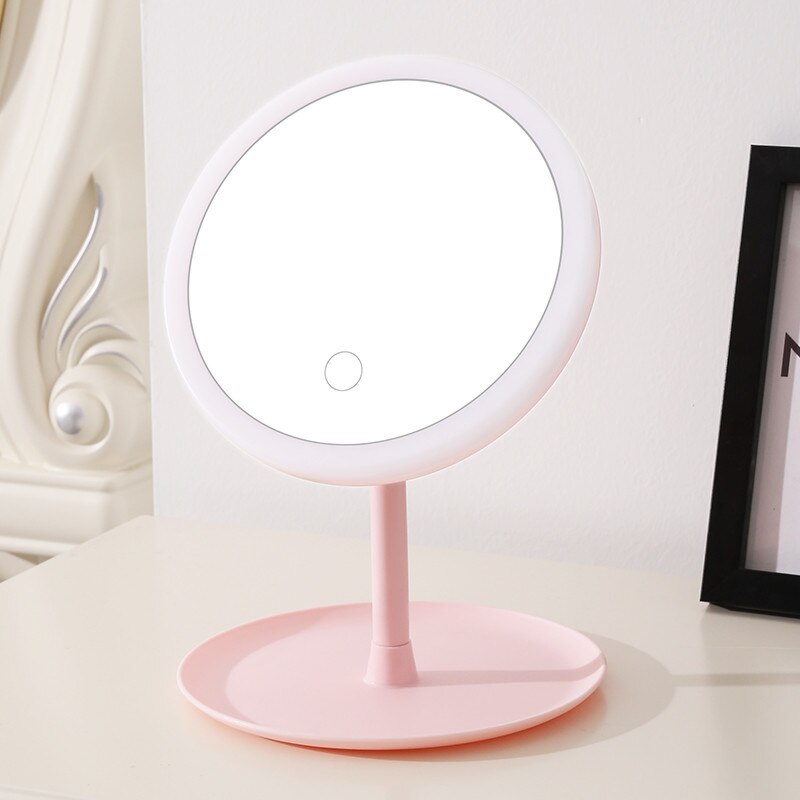 Round Lighted Makeup Mirrors Daylight Led on Luulla