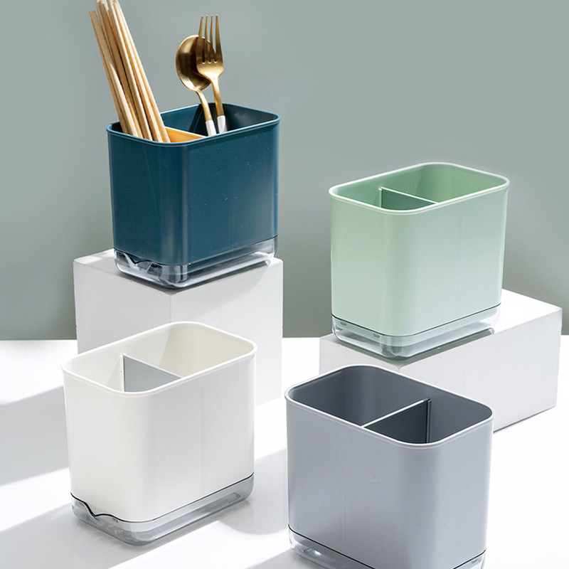 Cutlery Drain Rack Organizer Multi-functional Spoon Fork Chopstick ...