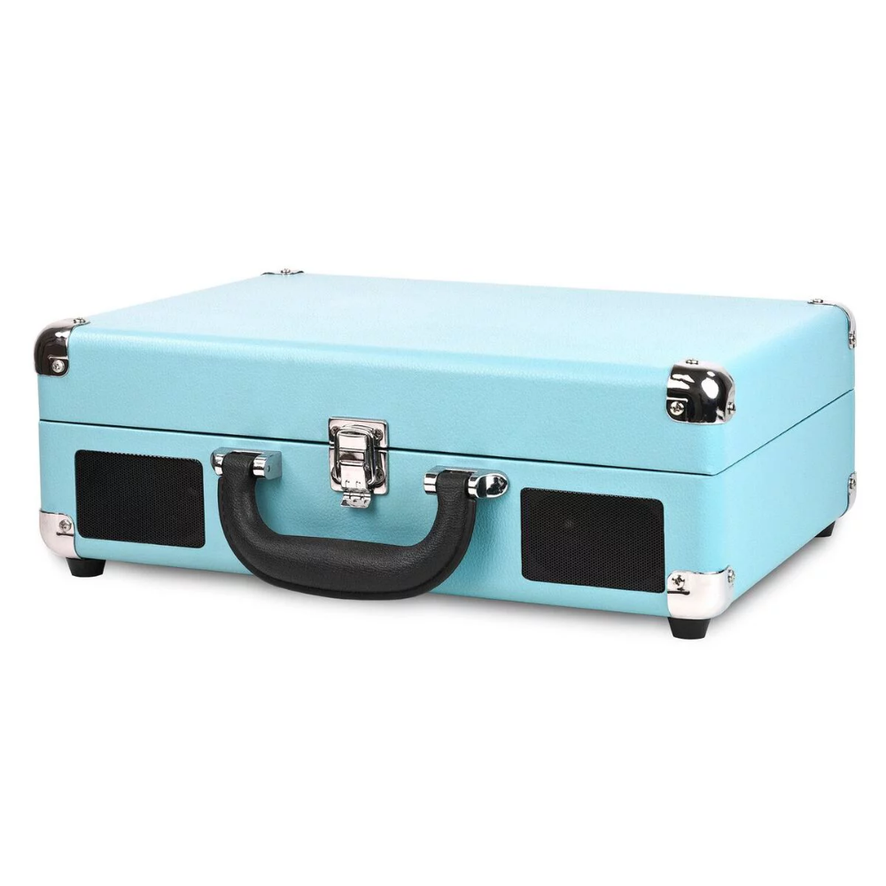 Bluetooth Portable Suitcase Record Player With 3-speed Turntable on Luulla